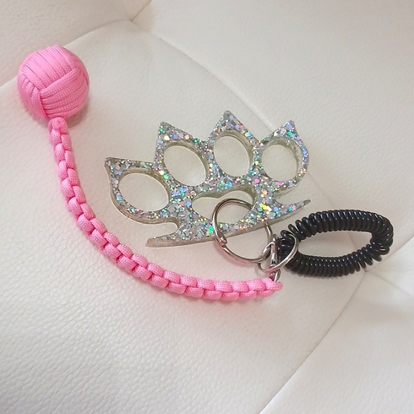 Accessories | Multi Self Defense Keychain Safety Bag Clip Pink Girls ...